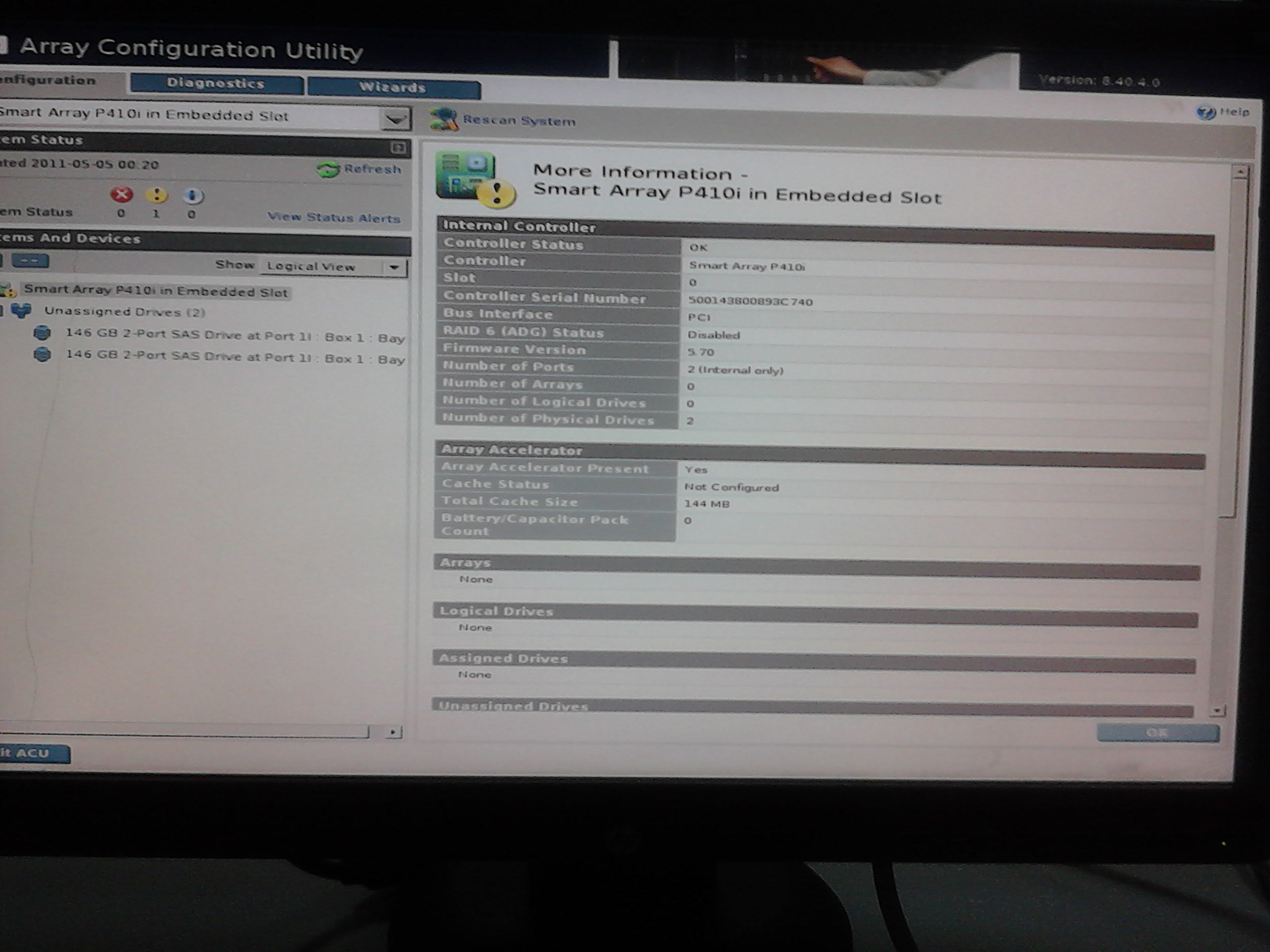 Hp smart array p410i controller array diagnostics - omgnanax Hp smart array p410i controller array diagnostics - omgnanax