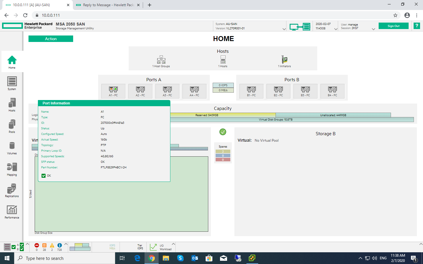 Solved: MSA 2050 - Hewlett Packard Enterprise Community
