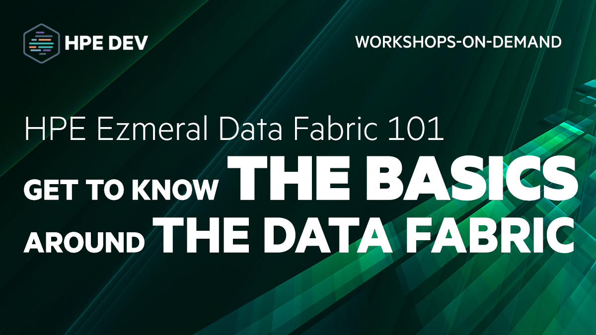 HPE DEV - Workshops-on-Demand - Hewlett Packard Enterprise Community