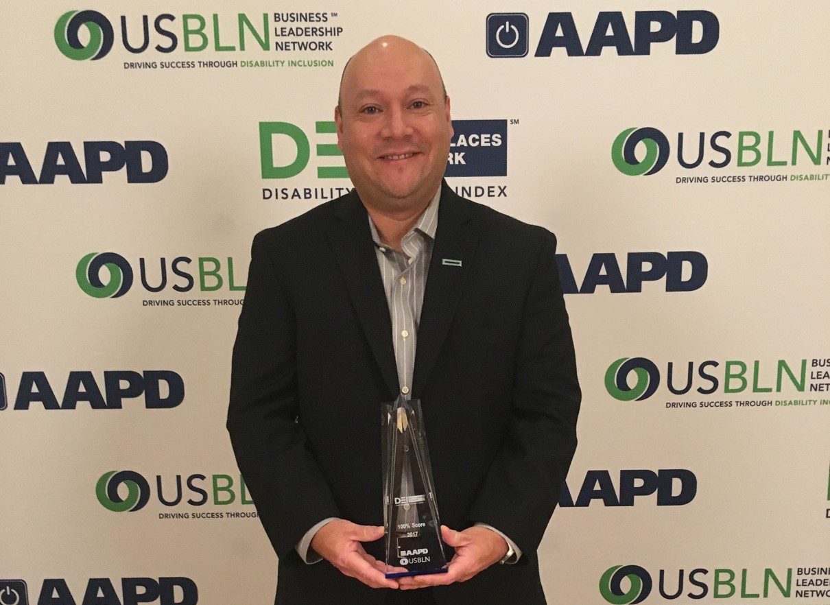 HPE achieves top score for “Best Places to Work for Disability”